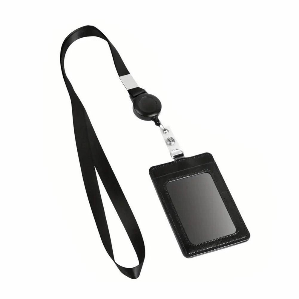 Чехол для бейджа и пропуска черный пластиковый. Чехол для проездного, школьный бейдж, банковские карты.