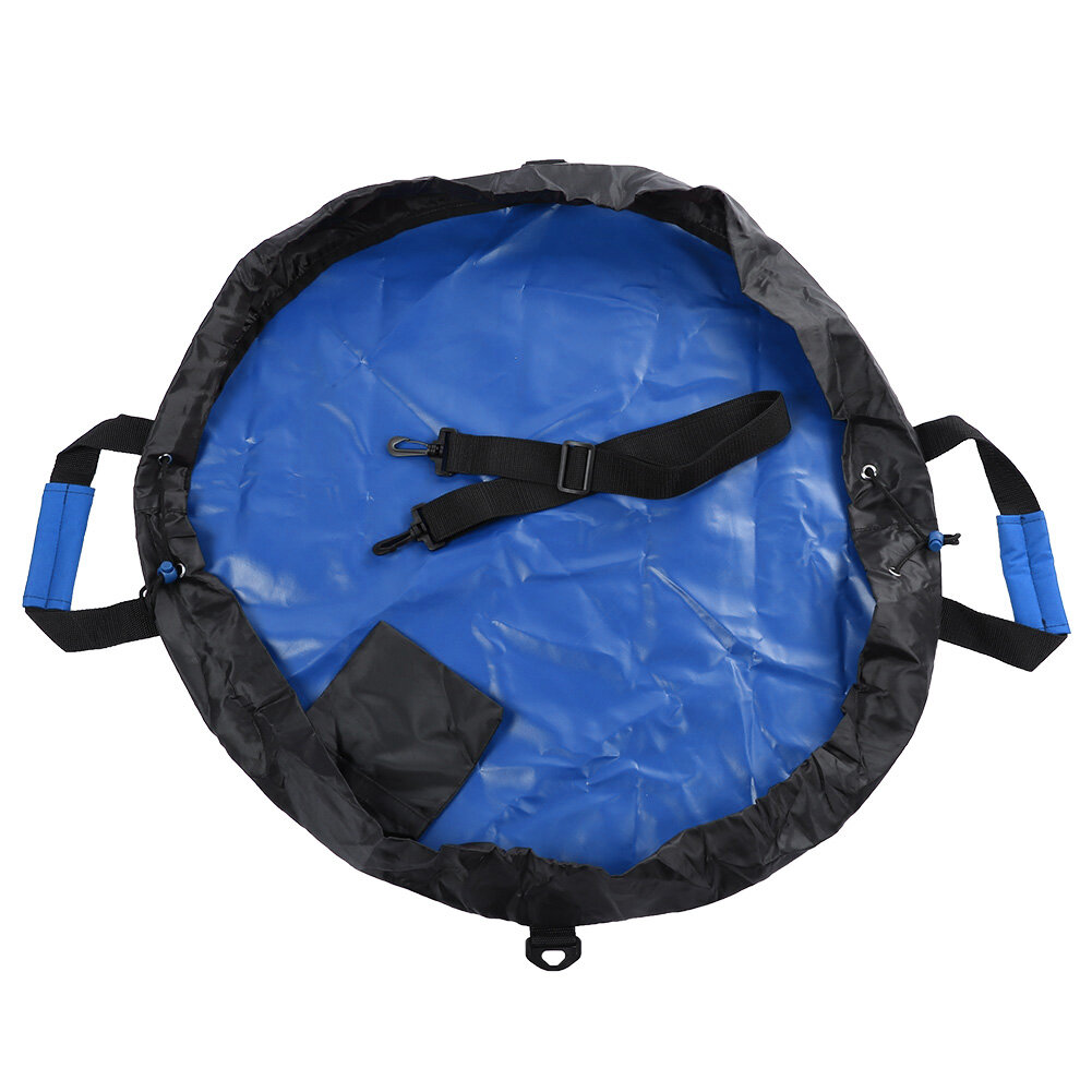 Оксфордский тканевый гидрокостюм с изменением коврика Surfing Beach Pad Parge Darke Drap Sag с плечевым ремнем (синий)