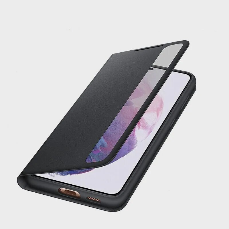Чехол-зеркало Smart View Black для Samsung Galaxy S21 Ultra 5G