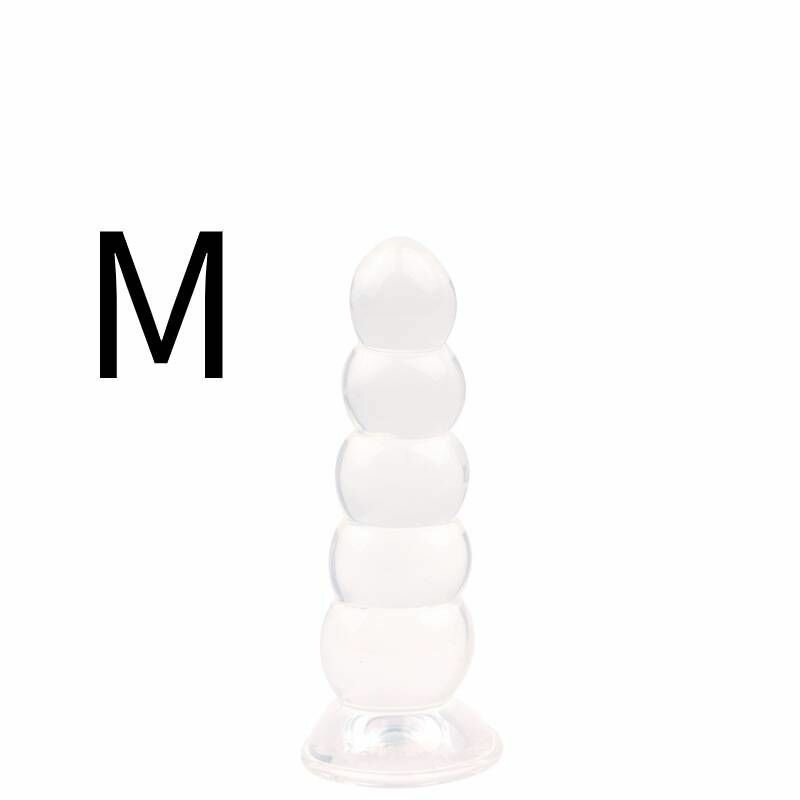 Длинные толстые анальные шарики с присоской массажер простаты, стимулятор точки G, анальный тренажер для мужчин, женщин и пар (5 шариков)