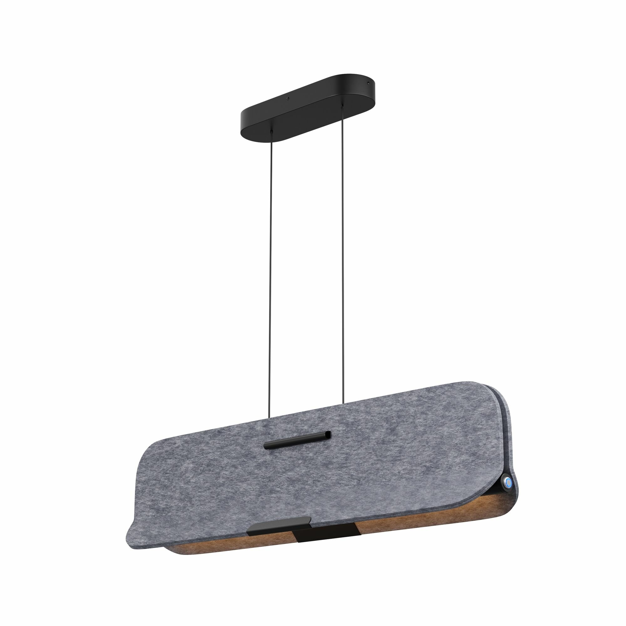 Светильник потолочный подвесной светодиодный черный Maytoni Optimista MOD408PL-L12B3K