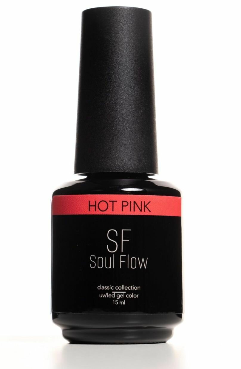 Гель-лак Soul Flow 080 HOT PINK, 15 мл CLASSIC COLLECTION
