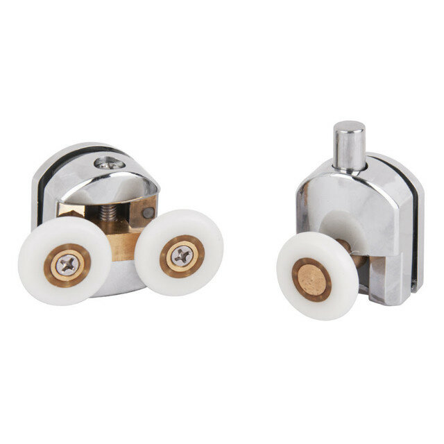 Комплект роликов для душевой кабины или ограждения IDDIS 2 шт двойных 2 шт одинарных