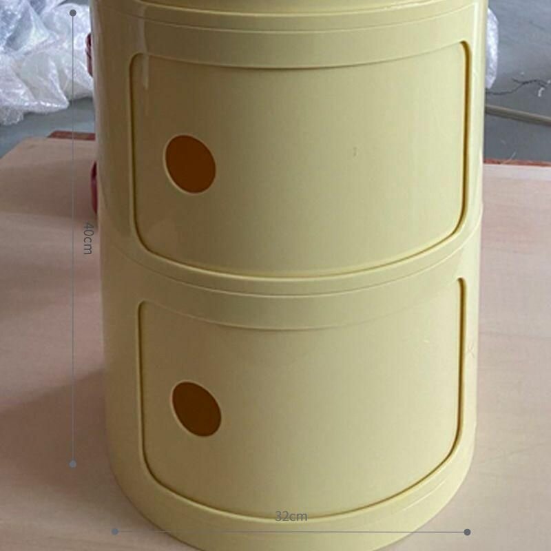 Тумба В Скандинавском Стиле, Материал, Цилиндрическая, С Раздвижными Дверцами, Штабелируемая, Бислой