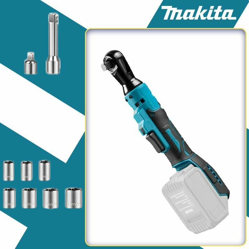 3/8 ' Электрический ключ с трещоткой / 55 Нм Аккумуляторная зарядная отвертка Инструмент для снятия, (без аккумулятора)