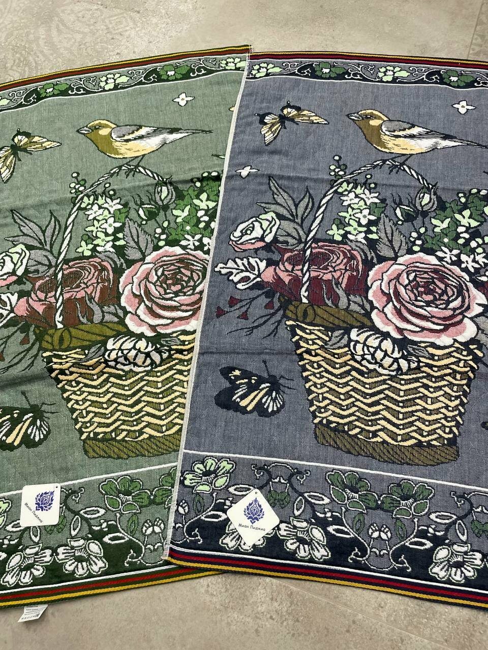 Полотенце для лица и рук, лён 50*90 см. 2 шт.