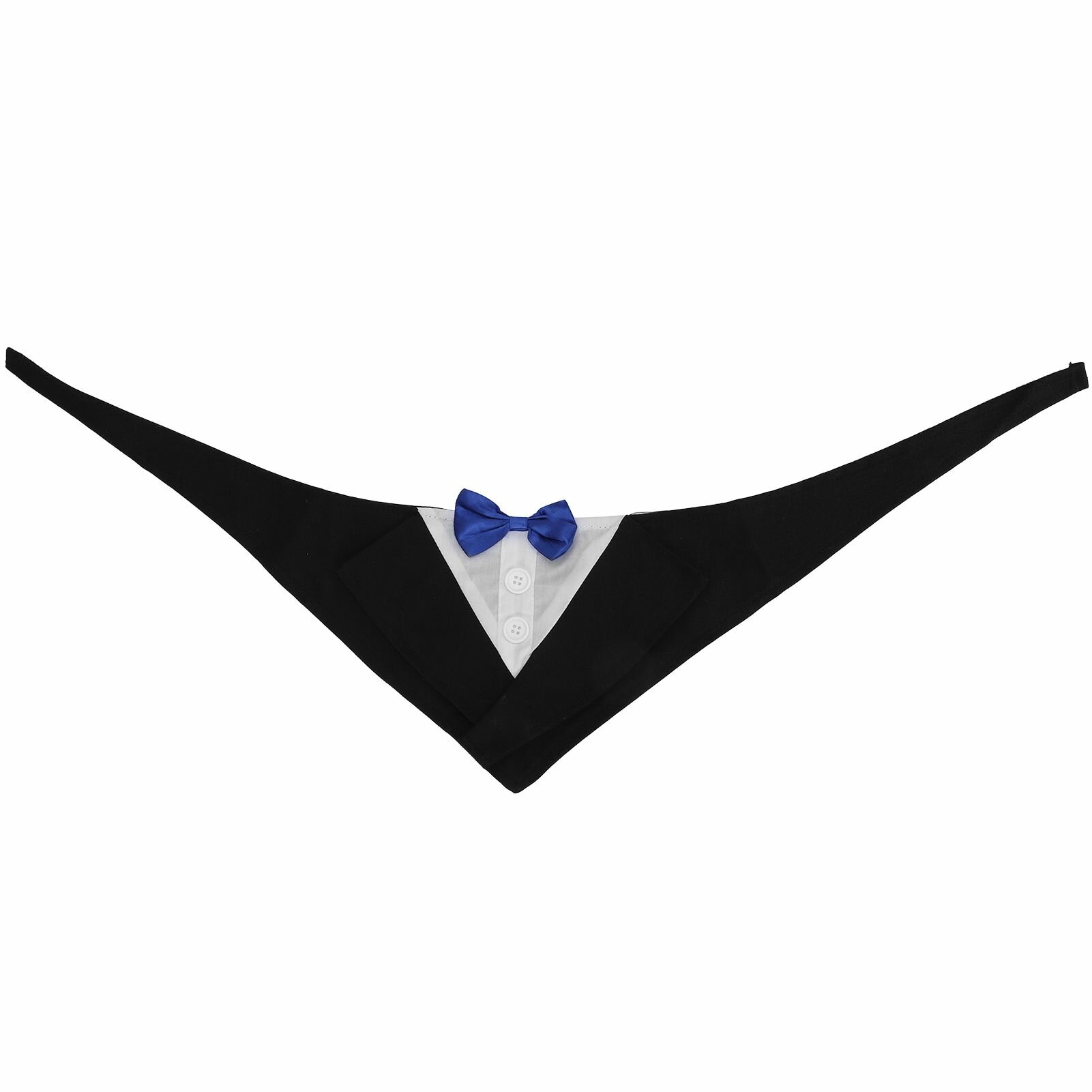 Костюм для собак, бандана, рубашка с галстуком-бабочкой для официальной свадьбы, для больших и средних собак, синий L