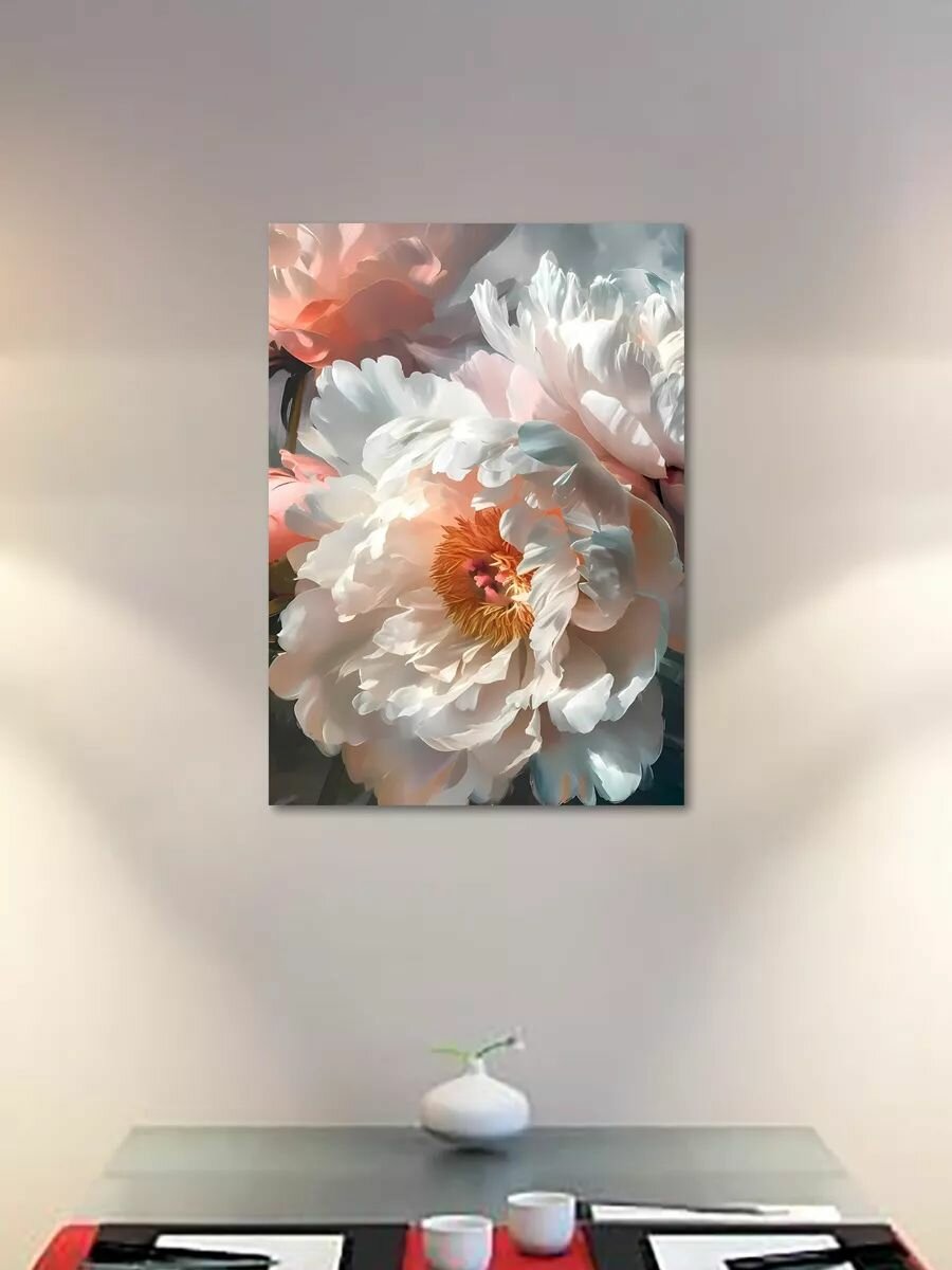 Картина на стену Нежный пион 30х40см 1шт.