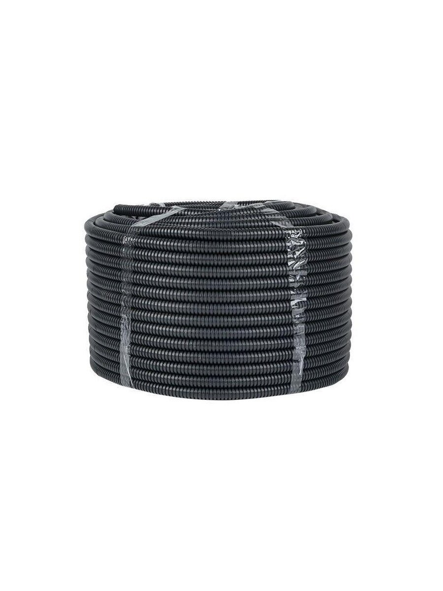 Труба гофрированная d16мм с протяжкой безгалоген. трудногорючая (FRHF) (уп.100м) Plast PROxima EKF FRHF-16