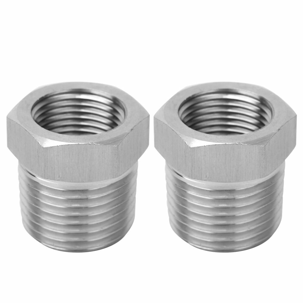 2 шт. BSP переходник 1/2"-3/8" для манометров и водопровода