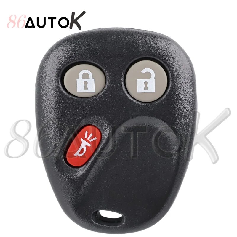 Корпус выкидного ключа-брелока с 3 кнопками LHJ011 для Chevrolet, GMC, Silverado, Tahoe, Suburban 2003-2006 гг.