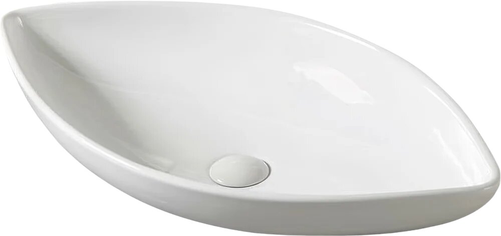 Накладная раковина SantiLine SL-10 SL-1078 70 накладная, без отверстия под смеситель, фаянсовая, овальная, раковина для ванной, белая