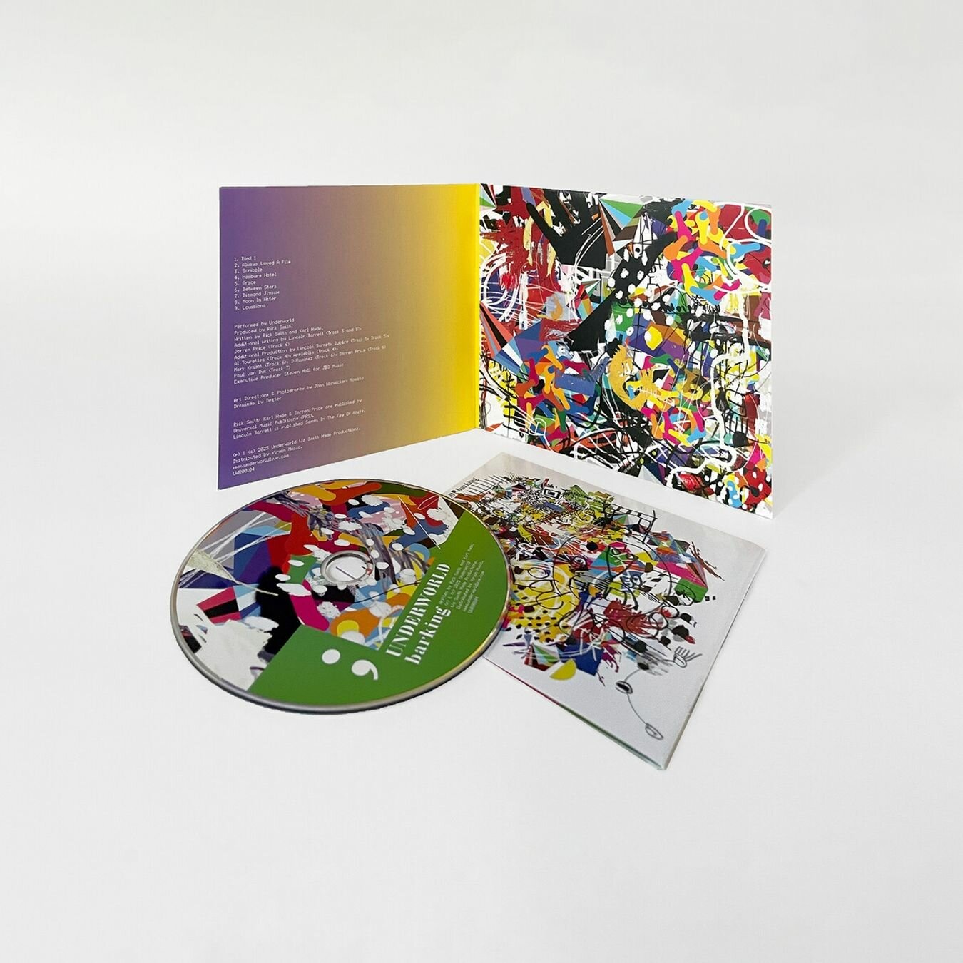 Underworld - Barking (CD) Virgin, 2025, Digisleeve, Музыкальный диск