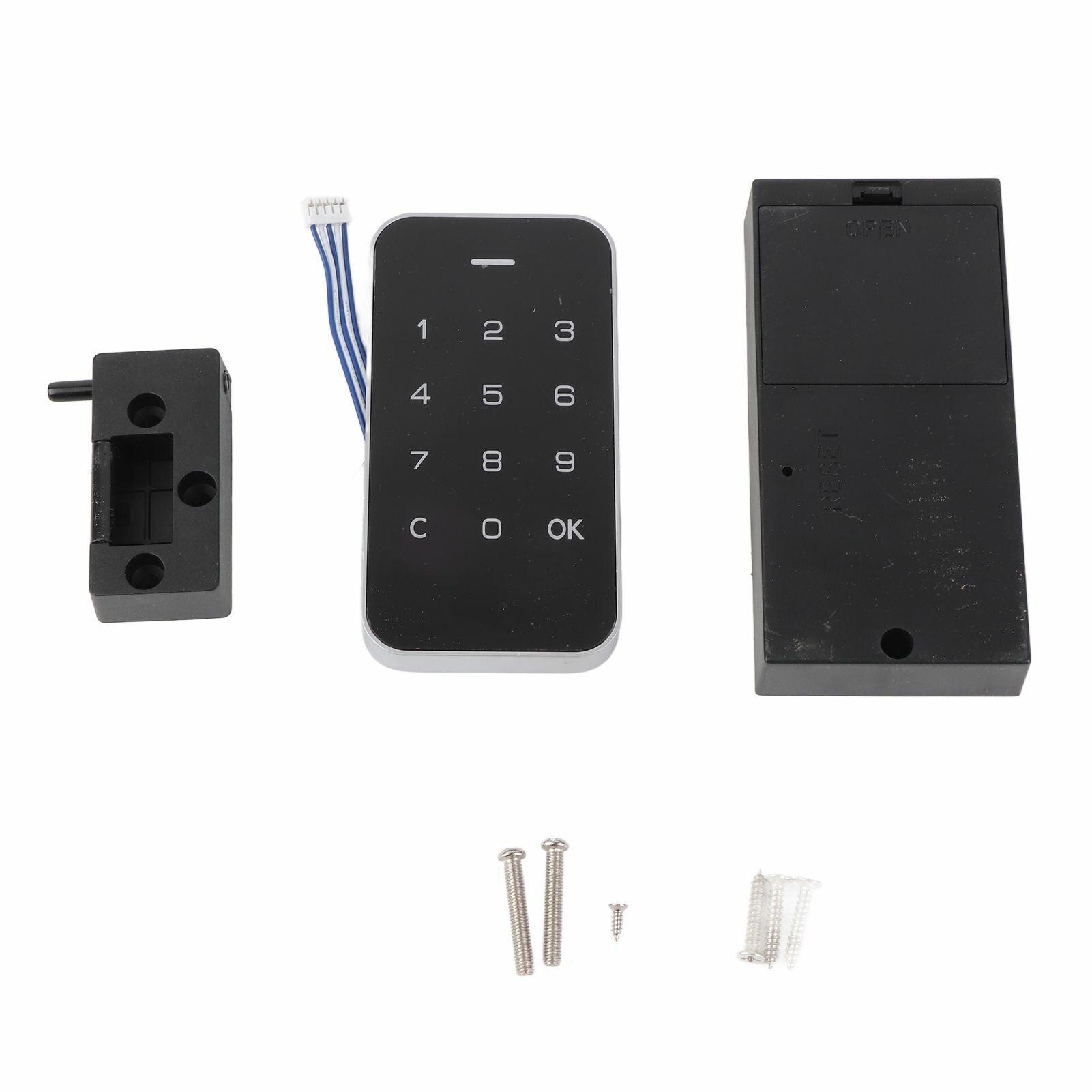 Умный замок для шкафа с RFID, сенсорным экраном, без ключа и аварийной сигнализацией.