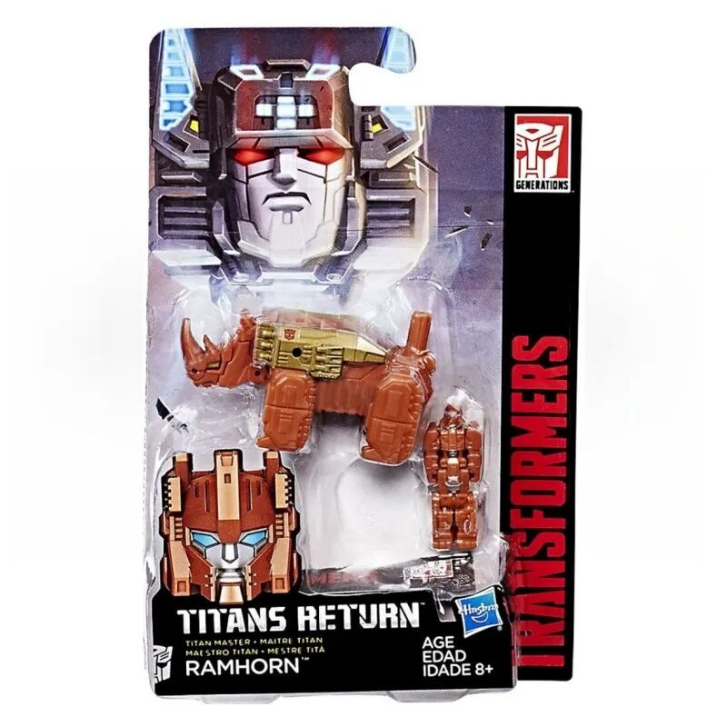 Трансформеры игрушки Hasbro Transformers Generations Titans Return Ramhorn 4cm