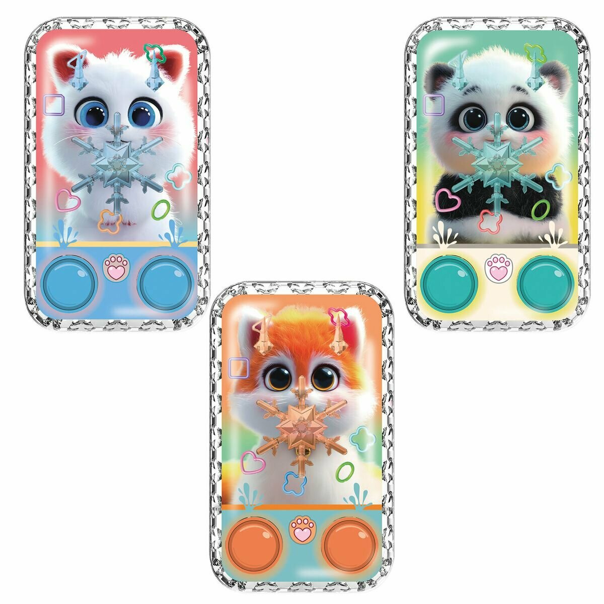 Водная игра милые зверята, 13х7см, колечки, 3 вида, Jolly Jot (665999), 24 уп.