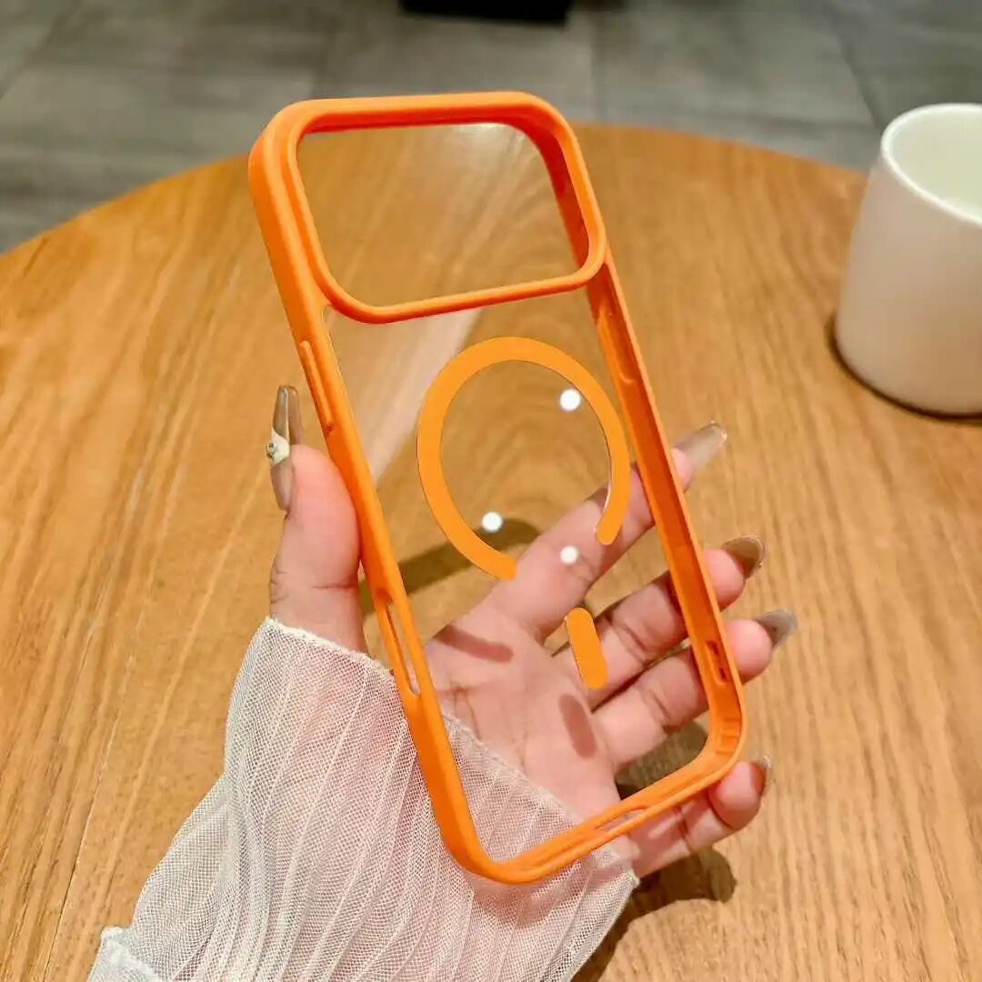 Оранжевый чехол MagSafe для iPhone 11 Pro