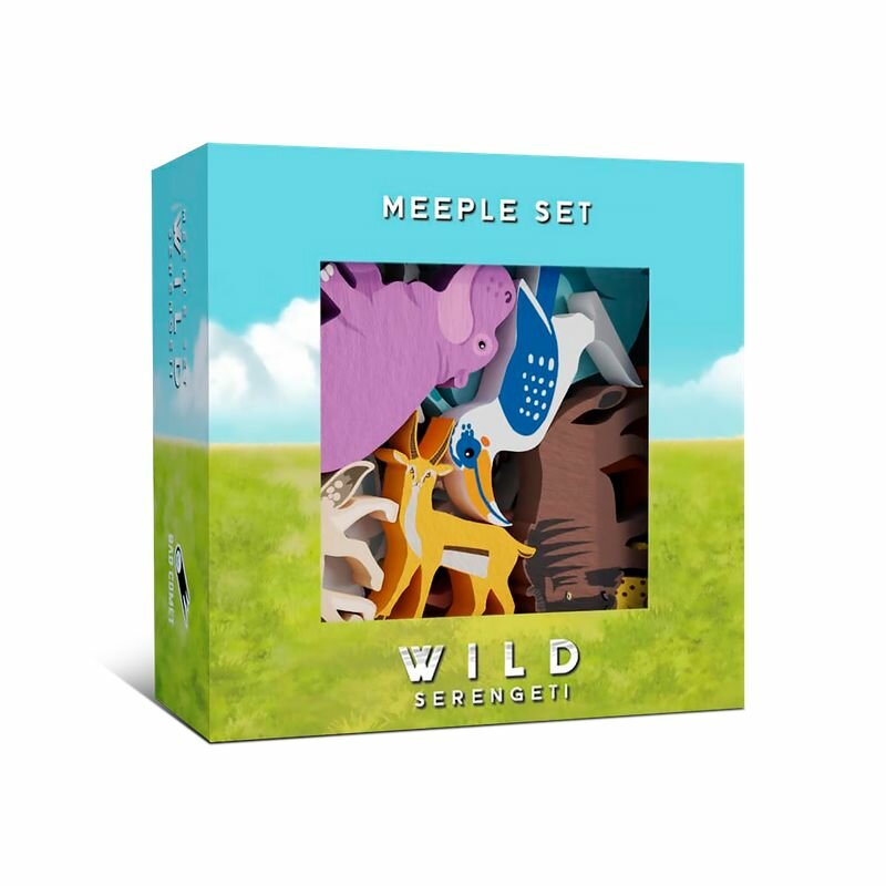 Набор деревянных фигурок Lavka Games "Дикая природа Серенгети", развивающие, интерактивные