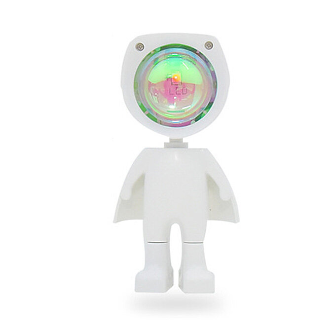 Светодиодный ночник RGB с изменением цвета, умный прикроватный светильник для дома, спальни, школьного общежития, встроенный аккумулятор