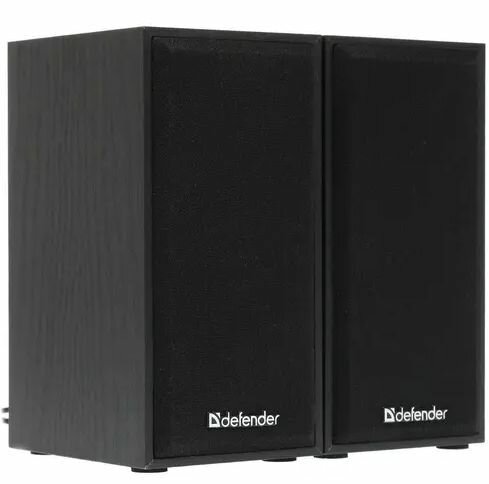 Колонки 2.0 Defender SPK-240 (65224) черный 6 Вт, проводной ПДУ, питание - USB порт