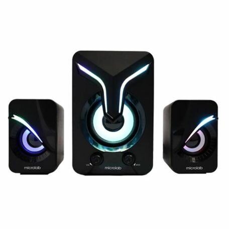 Колонки 2.1 Microlab U270 PHENIX (80003144) черные - 11 Вт, Bluetooth, питание - USB порт