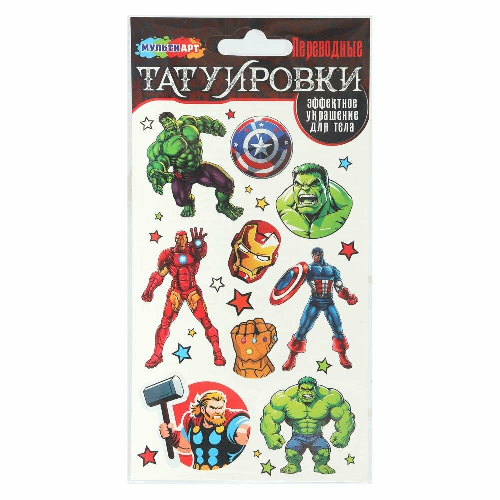 Тату "Корги", 1 лист, для детей MultiArt TATTOO-122117 (200)