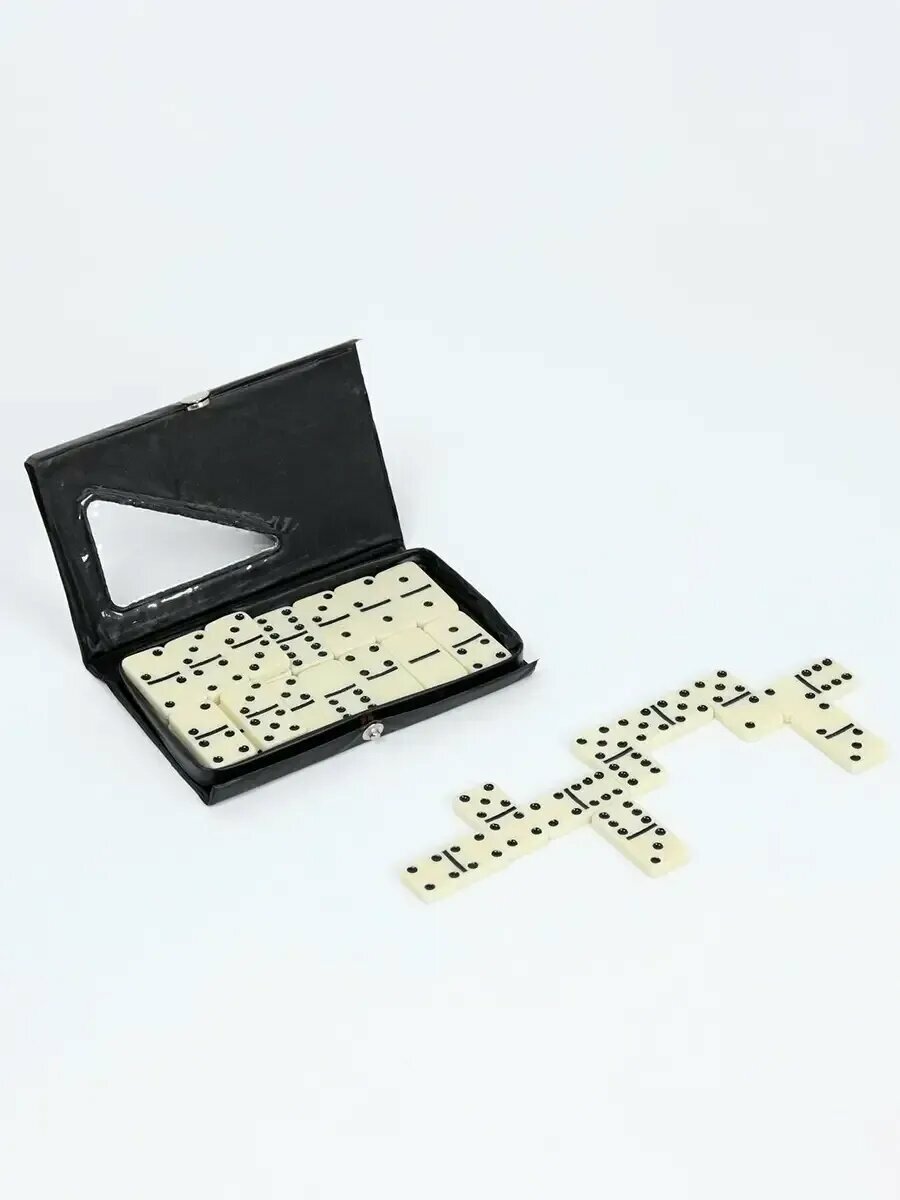 Игра настольная Домино, пластиковый кейс