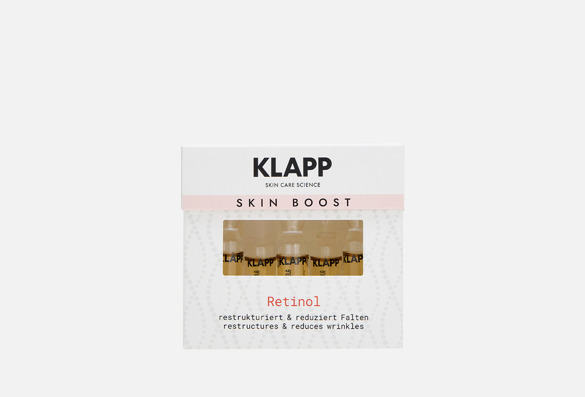 Ампулы для лица KLAPP SKIN CARE SCIENCE Skin boost Retinol
