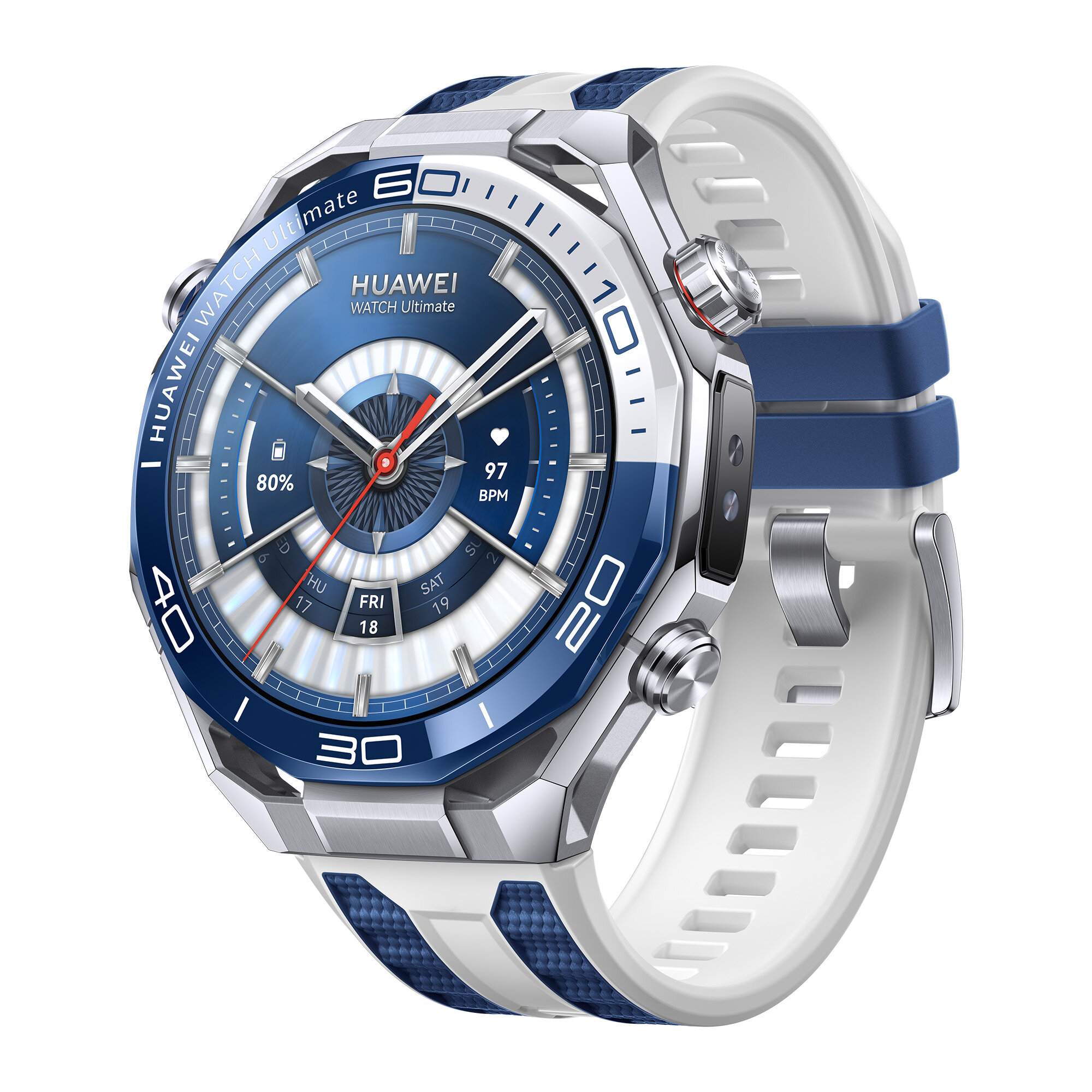 Умные часы HUAWEI ULTIMATE 2 (MCH - AL00), синий, (55020GBJ)