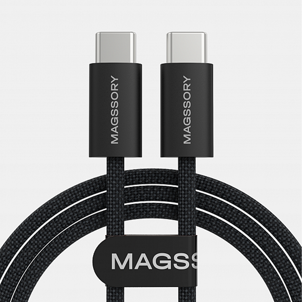 Кабель Magssory Line C 60W 1.5m USB-C черный
