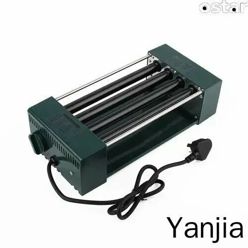 Сосисочница мини для кухни с автоповоротом, антипригарным покрытием, оливковый