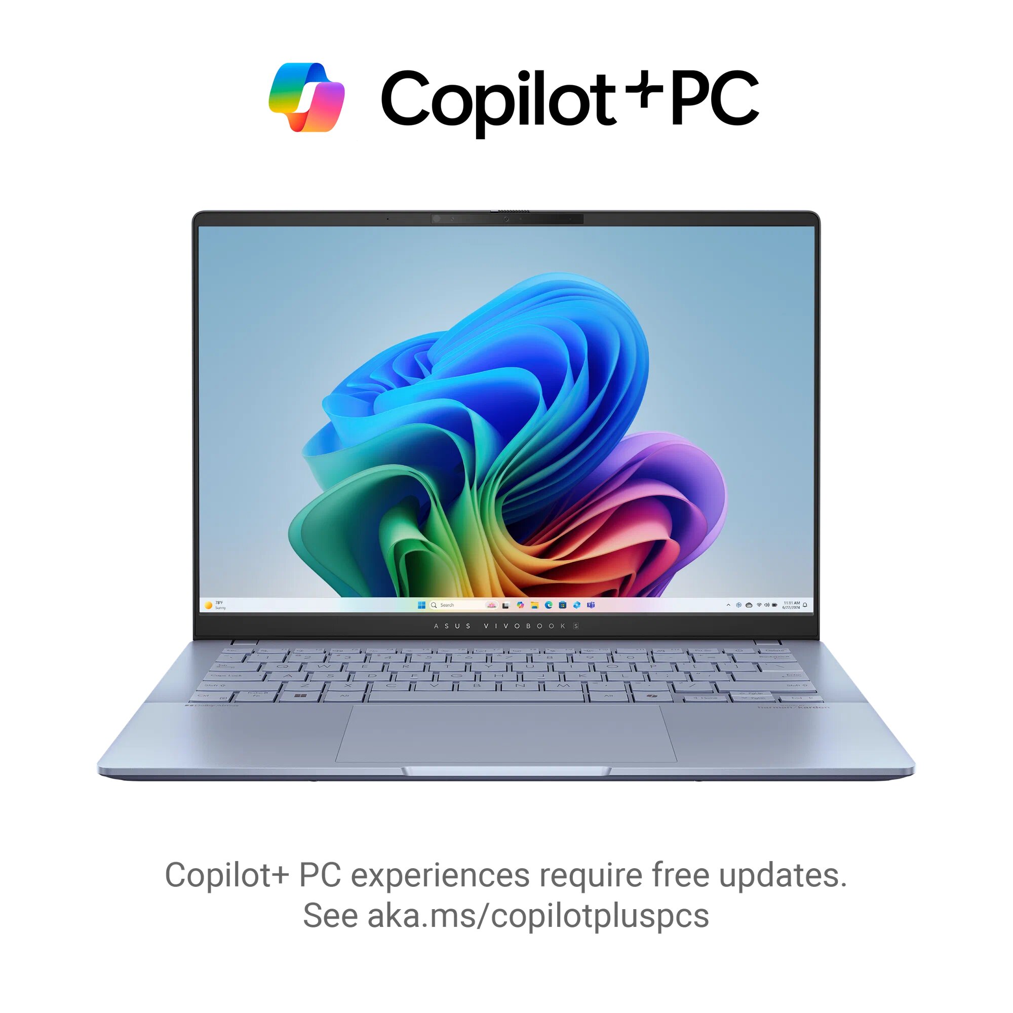 Ноутбук Asus Vivobook 14 Pro 14.0 2880x1800 3K OLED (Intel Core Ultra 7-258V, 32 GB LPDDR5X, 1TB SSD, Intel Arc Graphics, Windows 11 Home) S5406S