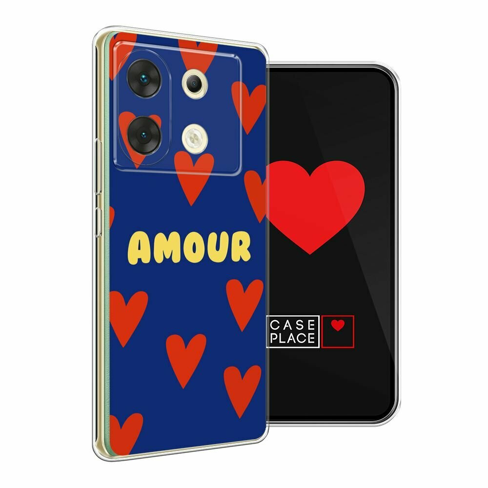 Чехол на Infinix Zero 30 5G / Инфиникс Зеро 30 5G с принтом "Amour art - 14 февраля" — фото 1