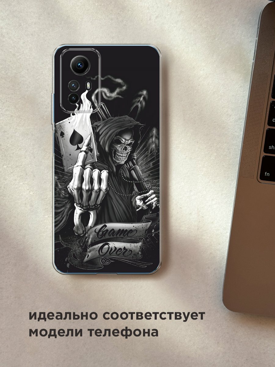 Чехол на Xiaomi Redmi Note 12S / Сяоми Редми Ноут 12S с принтом "Игра закончена" — фото 1