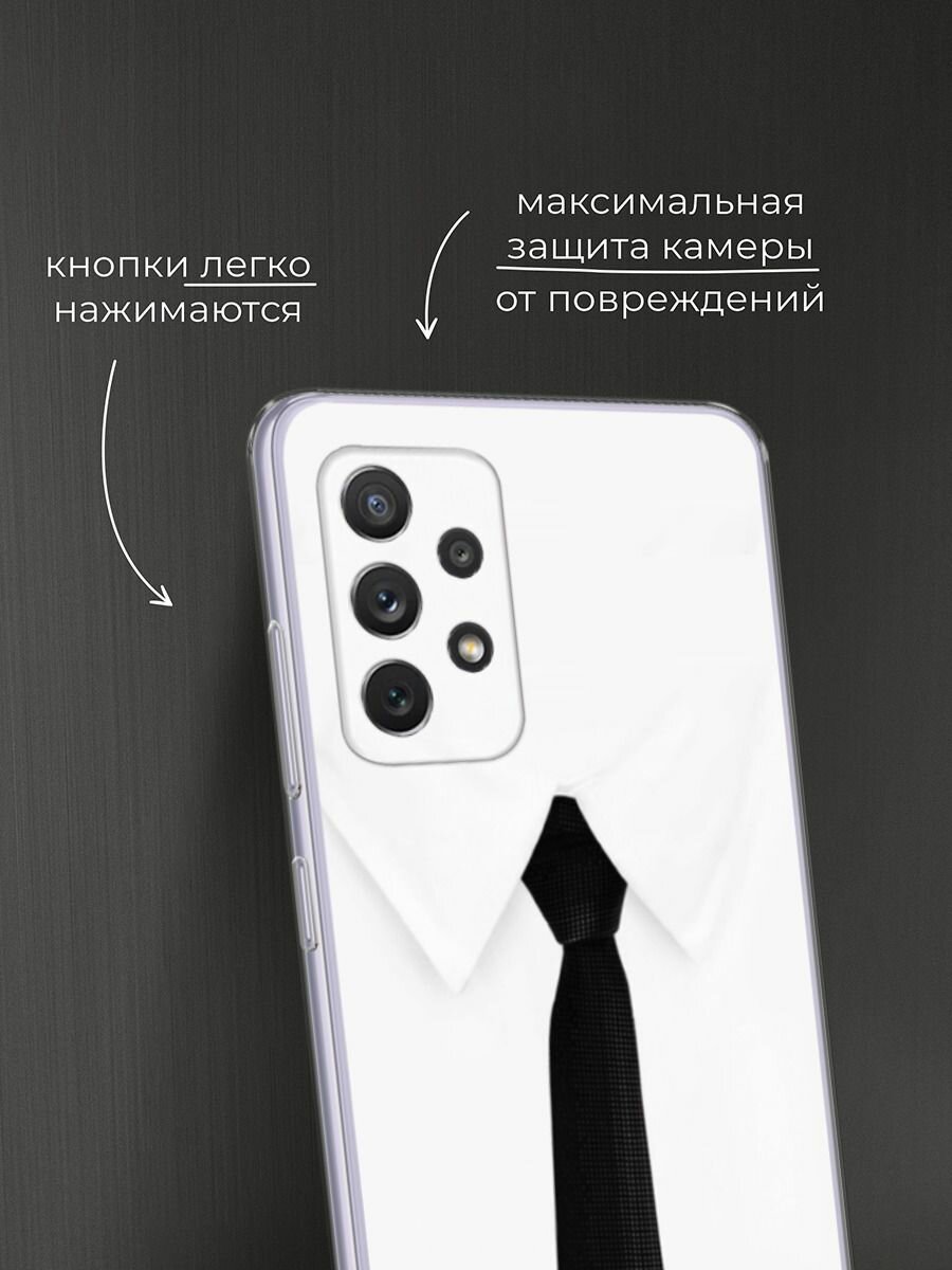 Чехол на Samsung Galaxy A73 / Самсунг Галакси А73 с принтом "Галстук" — фото 1