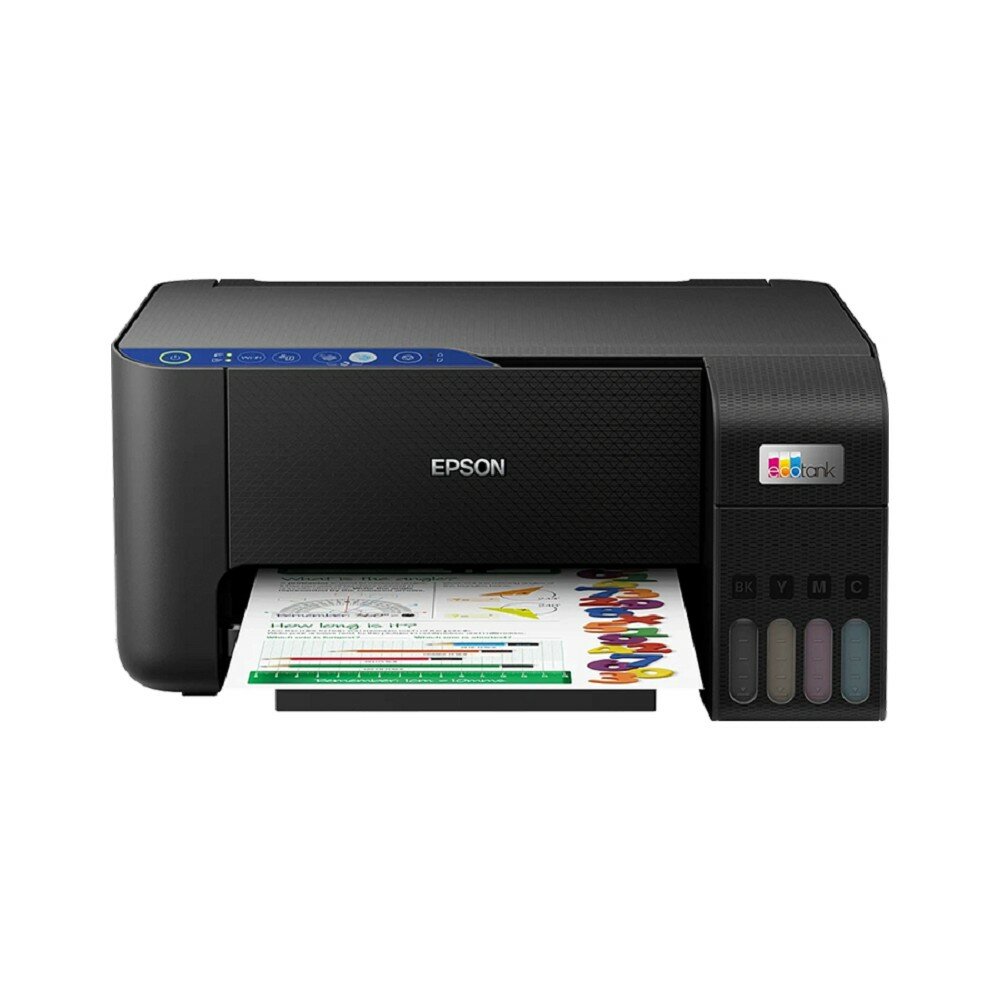 МФУ 3в1 Epson L3252 цветной струйный принтер с Wi-Fi и СНПЧ, для дома и офиса