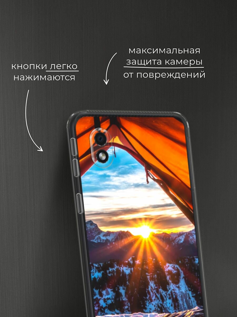 Чехол на Samsung Galaxy A01 Core / Самсунг Галакси А01 Core с принтом "Горы 7" — фото 1