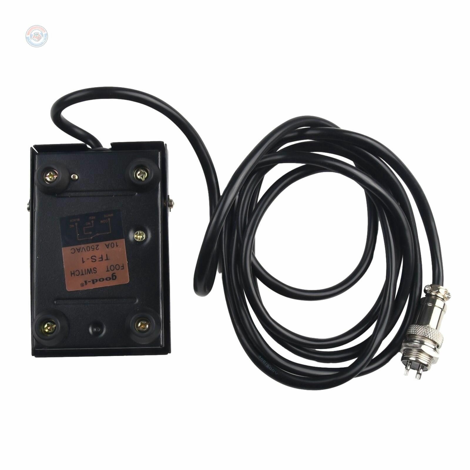 Ножная педаль для сварочного аппарата TIG, 2-контактная и 3-контактная, противоскользящая, для точечной сварки, управление сваркой ногой, педальный переключатель