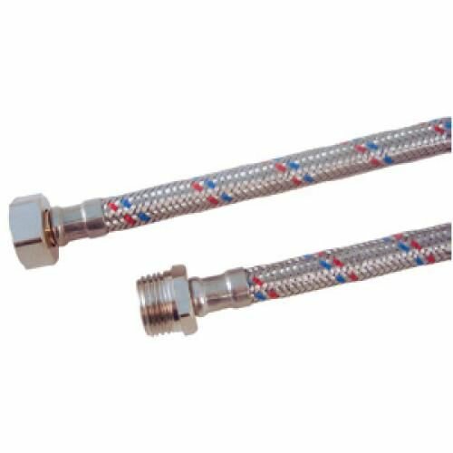 Подводка для воды AQUALINK гибкая, 1-2', ВН, 40 см, латунь