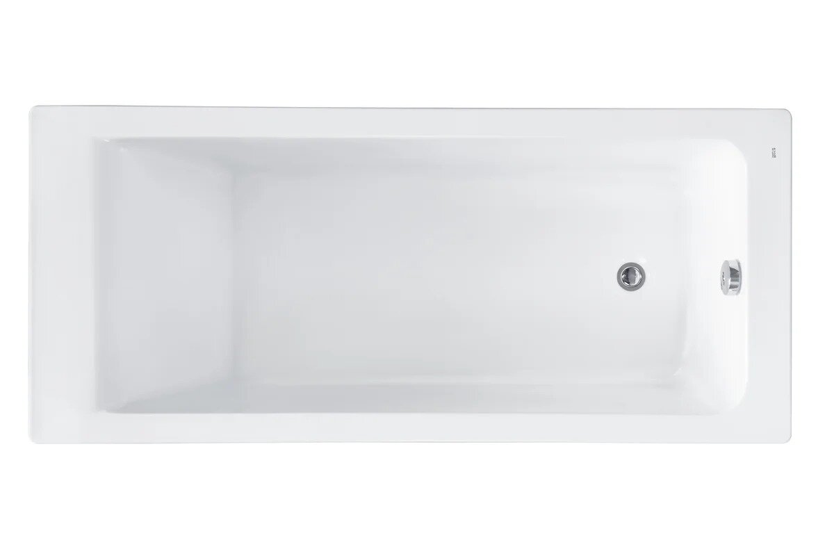 Акриловая ванна Roca Easy без опоры 160x70 см, пристенная, белая ZRU9307663