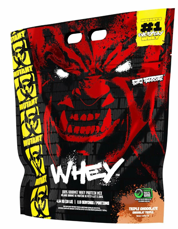 Протеин Mutant Whey (4.54 кг) тройной шоколад