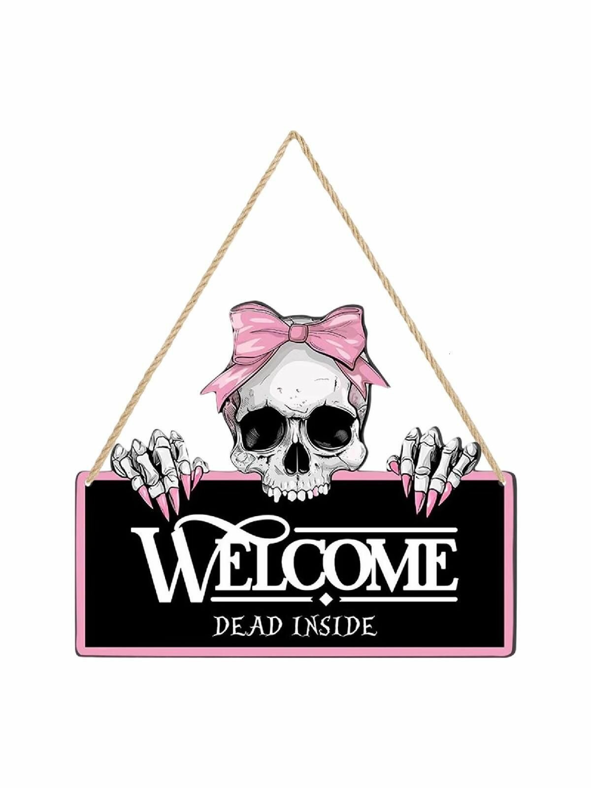 Статуэтка, Подвеска для Купания в виде Розового Черепа, Новинка для ванной комнаты на Хэллоуин-SCM1299