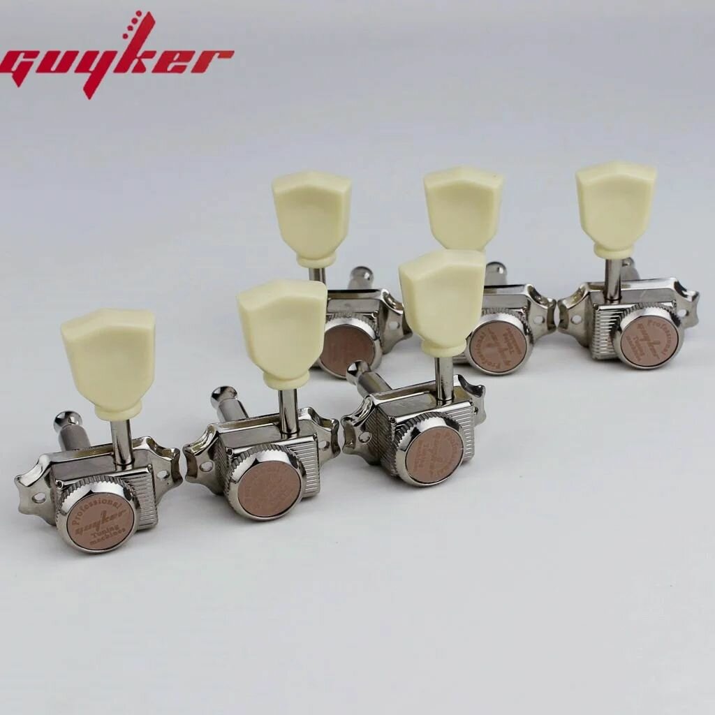 Колки для гитары Guyker: зажимные, ретро-дизайн, двусторонние, для электрогитар LP и SG