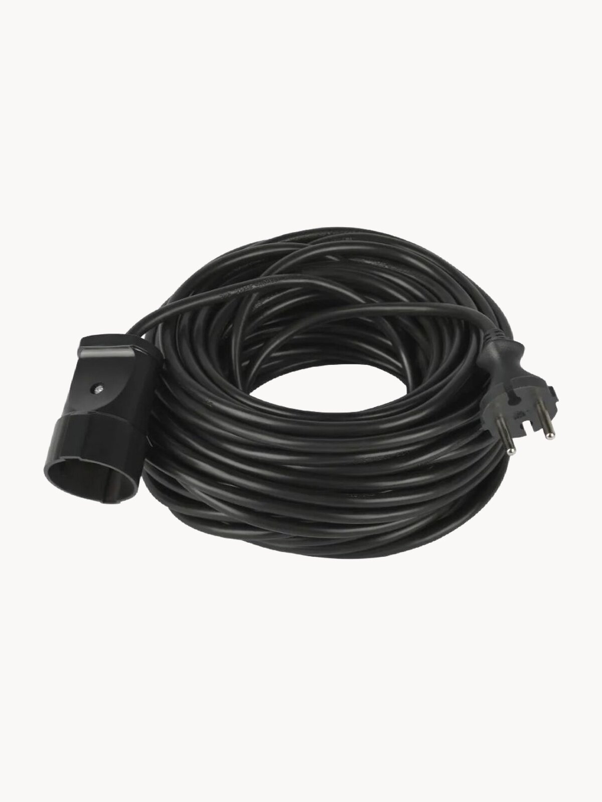 Удлинитель силовой Intro 20м электрический сетевой без заземления 1 розетка ПВС 2х1мм2