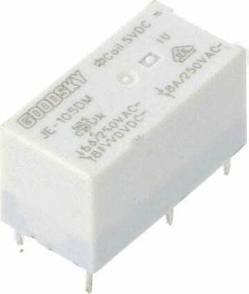 Реле GOODSKY JE-105DM Реле электромагнитное SPST-NO 8A Uобмотки 5V 125R 1шт