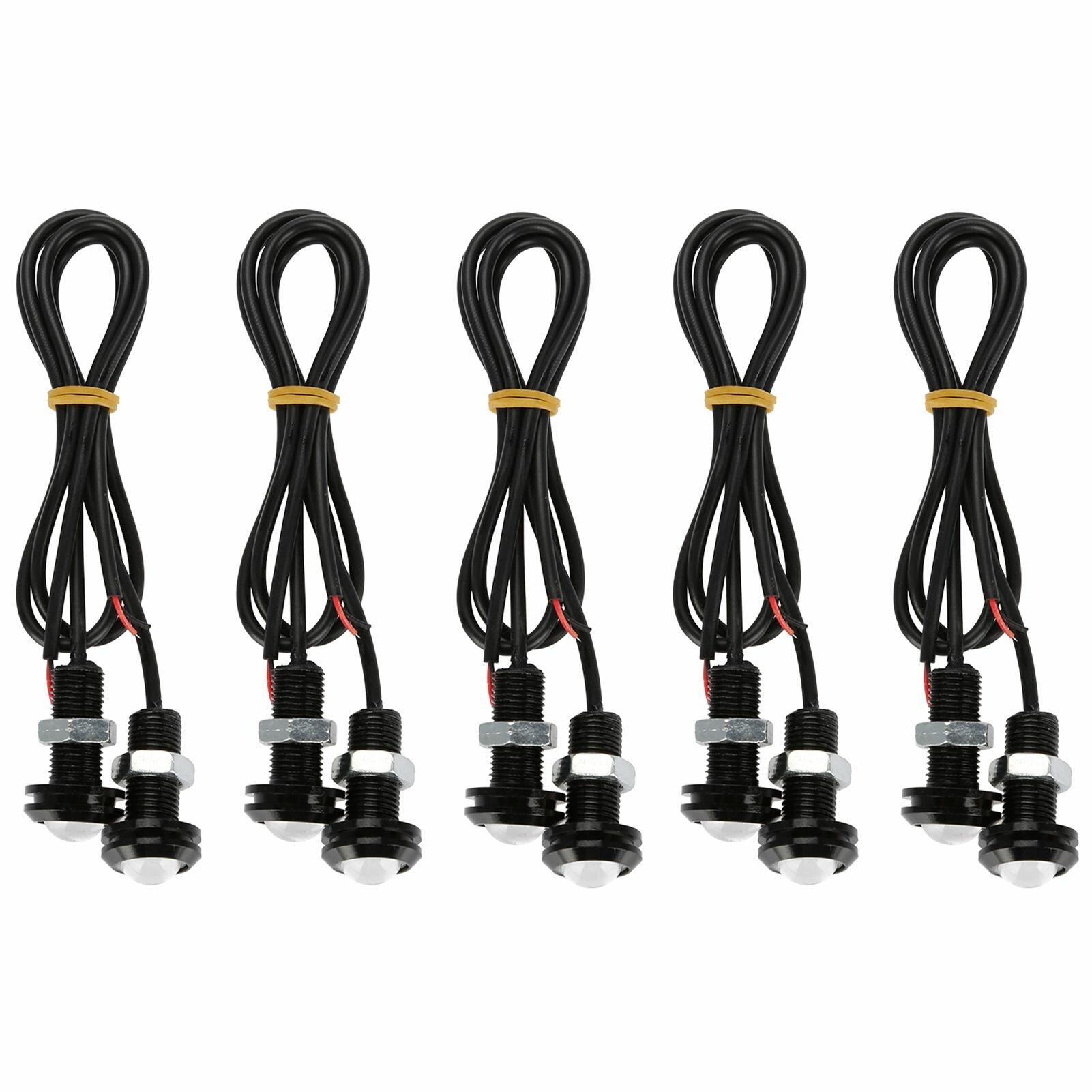 10 Вт 18 мм белые светодиодные противотуманные фары Eagle Eye для автомобиля DRL, задний фонарь, 10 шт, освещение для автомобиля