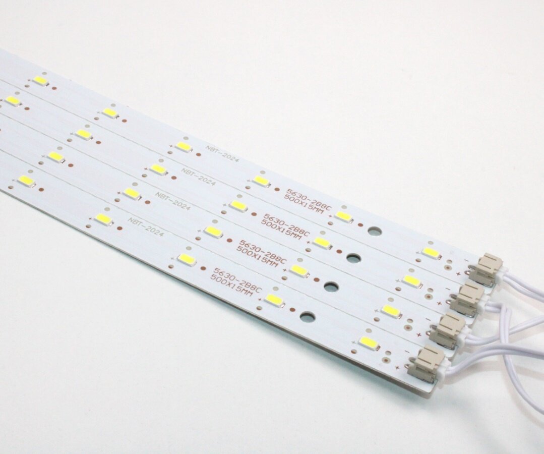 Модуль светодиодный 220V (комплект) 40W, 3500Lm, White-6500k, URA-ARM-Pemium-36W-W «Армстронг» (4 линейки с драйвером),