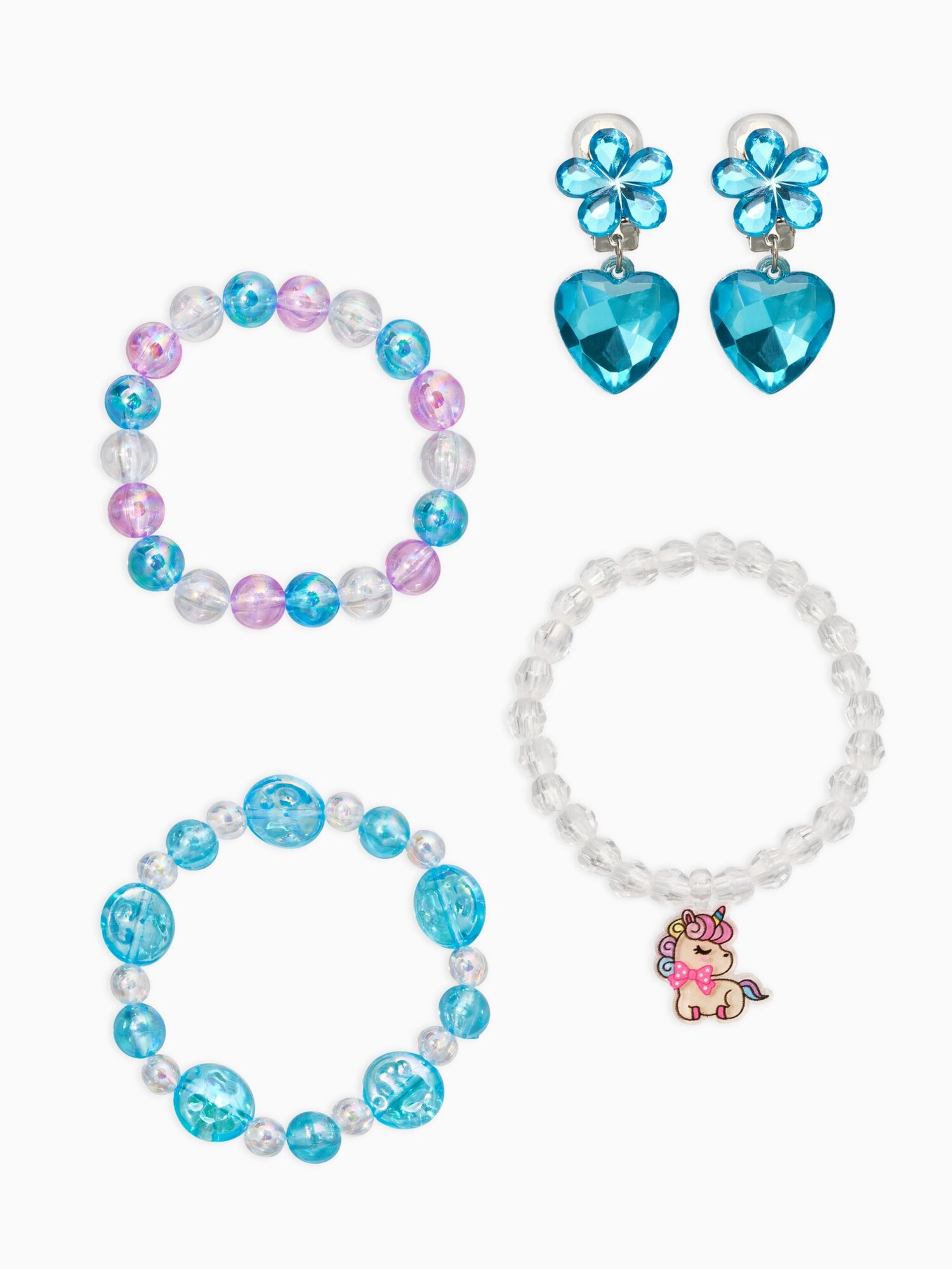 Комплект бижутерии Выбражулька: браслет, клипсы