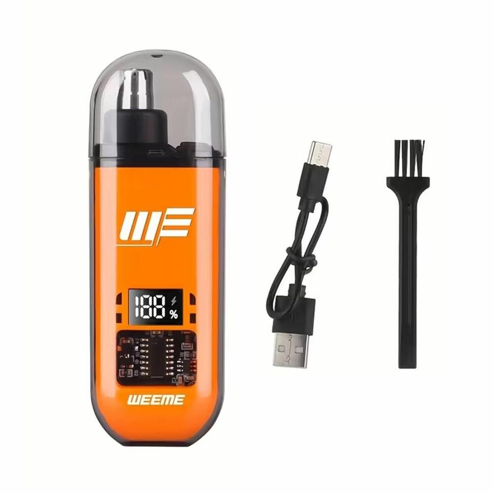 Триммер для волос в носу, Цифровой дисплей, С USB-кабелем и щеточкой для чистки
