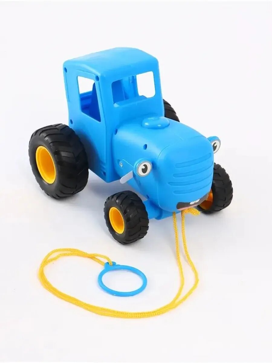 Музыкальный синий трактор с светом и звуком